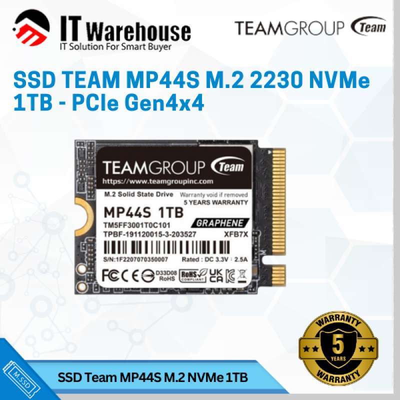 Promo Ssd Team Mp44s M.2 2230 Nvme 1tb - Pcie Gen4x4 Diskon 3% Di ...