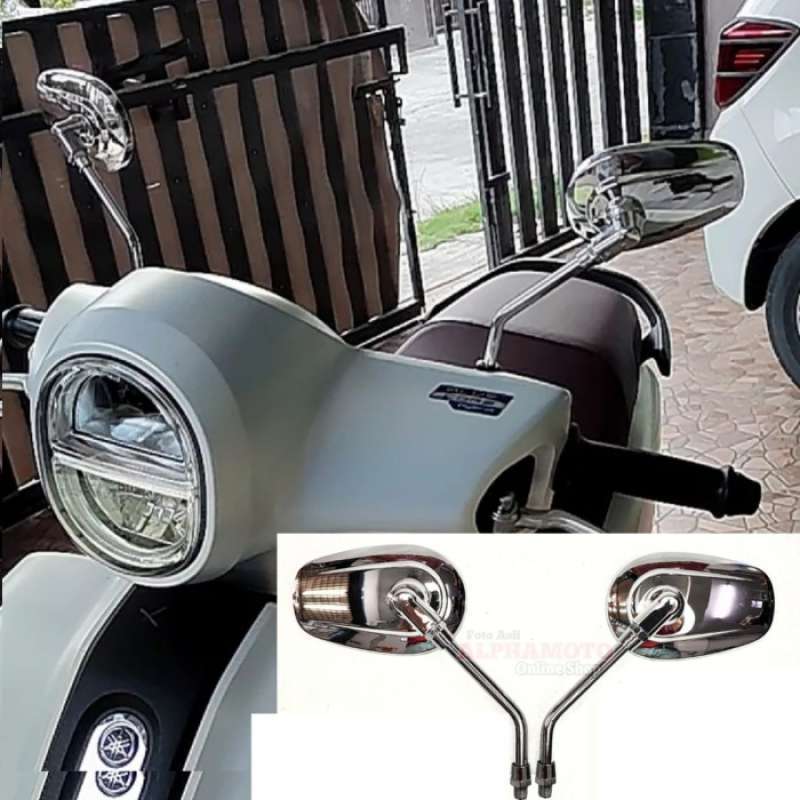 Jual Spion Yamaha Fazzio Fino Grand Filano Model Oval Classic Di Seller ...