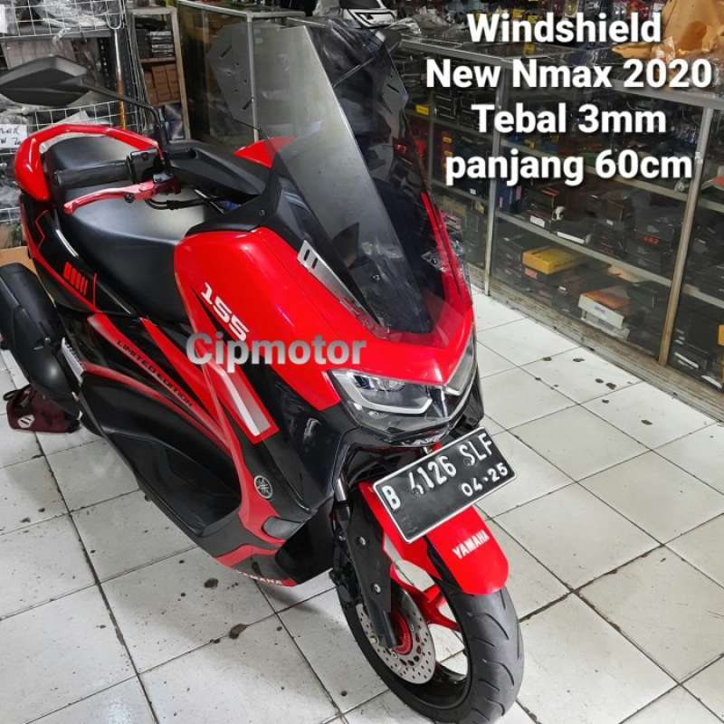 Jual Visor Windshield New Nmax New 2020 Custom Tinggi 60cm Clear Rayben ...