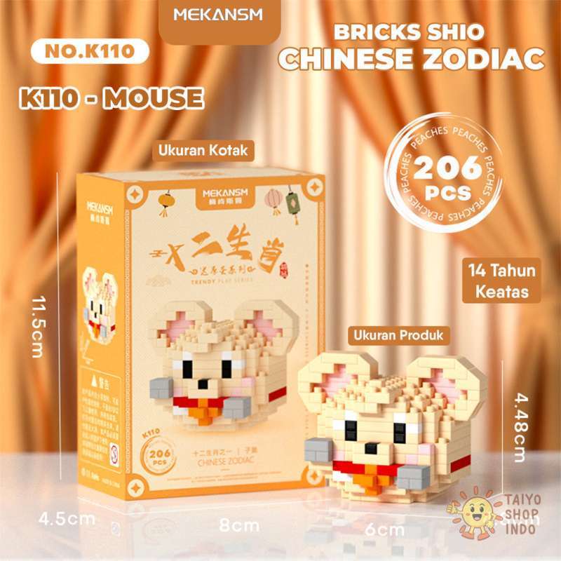Jual Bricks Chinese Zodiac Original Harga Termurah Agustus 2024 | Blibli