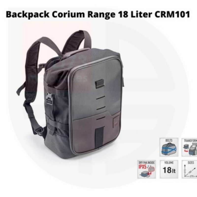Jual Givi Crm 101 Corium Backpack 18l | Backpack Givi 101 | Original Di ...