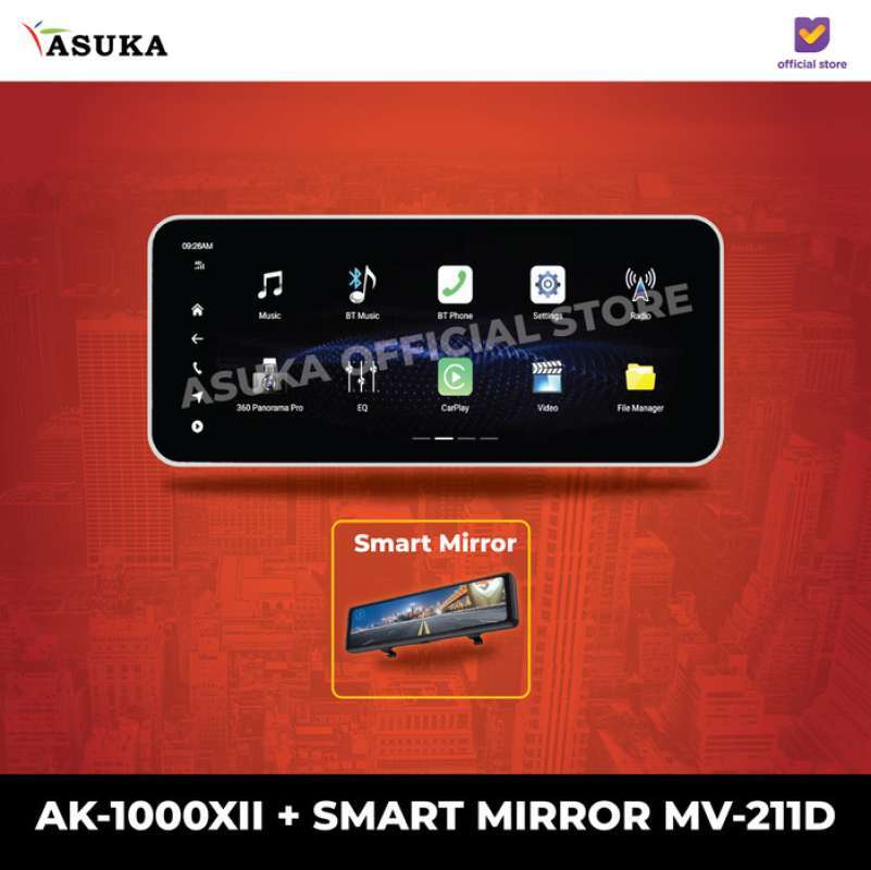 Jual Asuka Ak 1000 Xii Headunit Android Wide Screen 6/128gb Garansi ...
