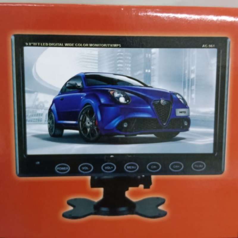 Jual 9.8 Tft Led Digital Wide Color Monitor Tv Mp5 - Tv Ondash Mobil Di ...