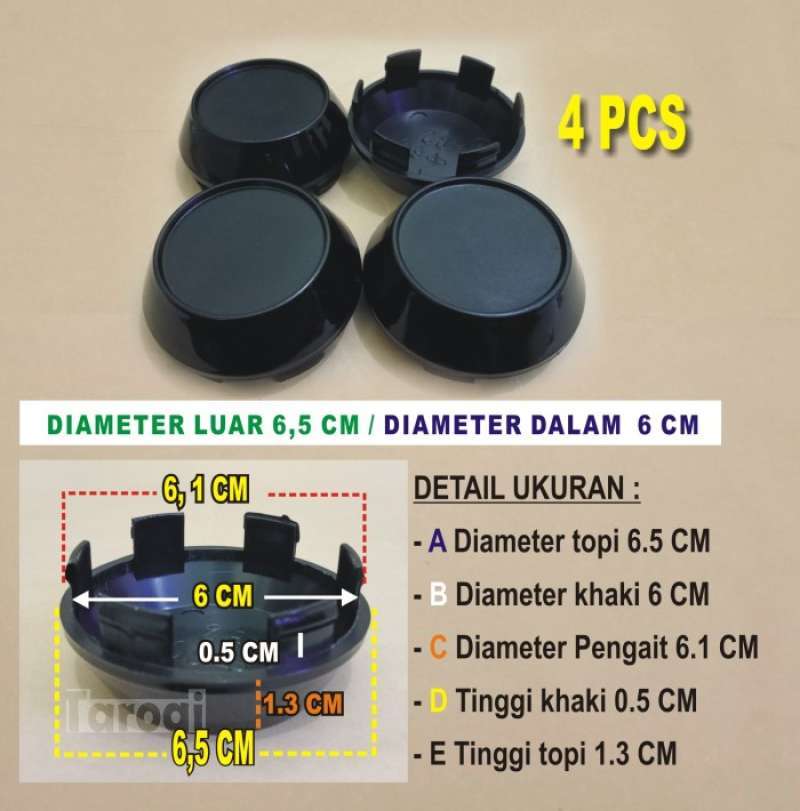 Jual Tutup Tengah As Roda Ban Mobil Dop Center Velg Mobil Kerucut Polos ...