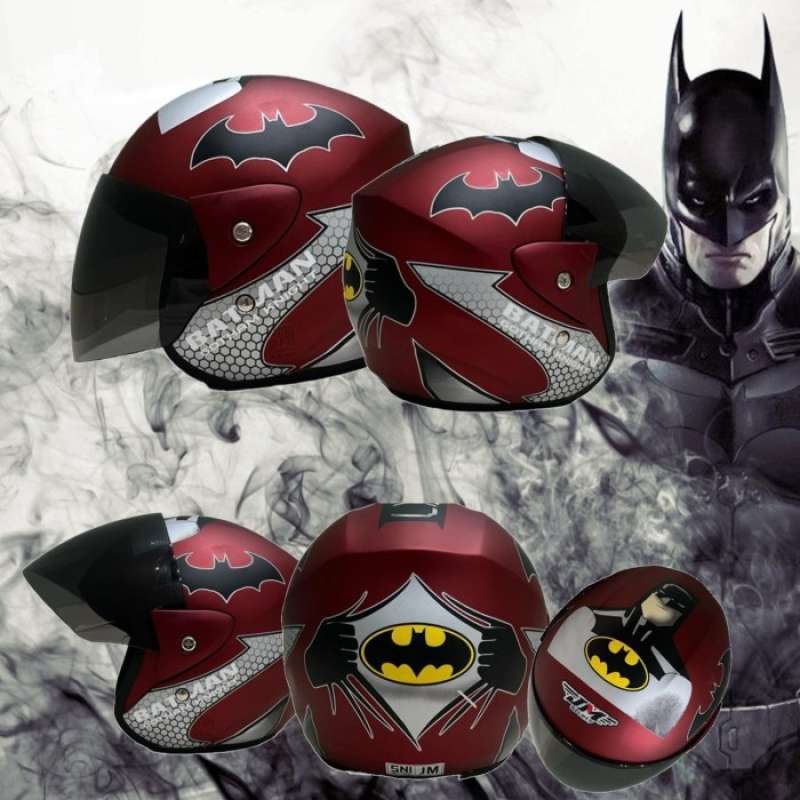 Jual Helm Anak Karakter Batman Umur 3 Sampai 9 Tahun Sni Di Seller ...
