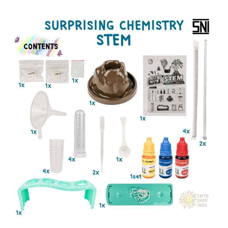 Promo Mainan Anak Stem Surprising Chemistry Edukasi Sains Science Eksperimen - Steam Crystal ...
