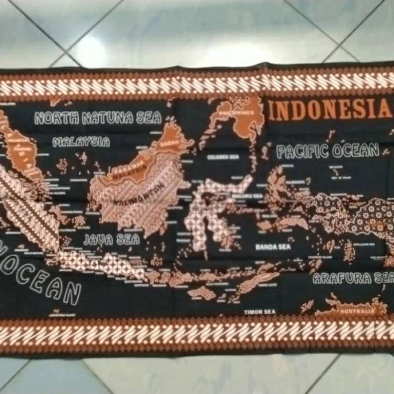 Promo Peta Batik Indonesia Map 2021 Update Terbaru Kualitas Eksport ...