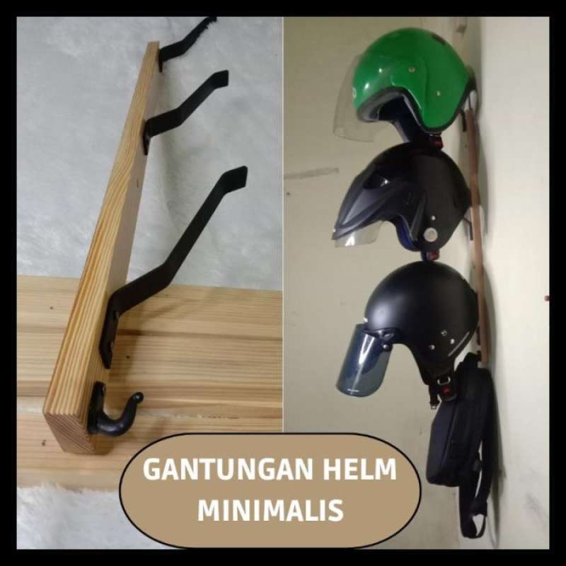 Jual Rak Helm Motor / Gantungan Helm Motor / Tempat Helm Motor Tempel ...
