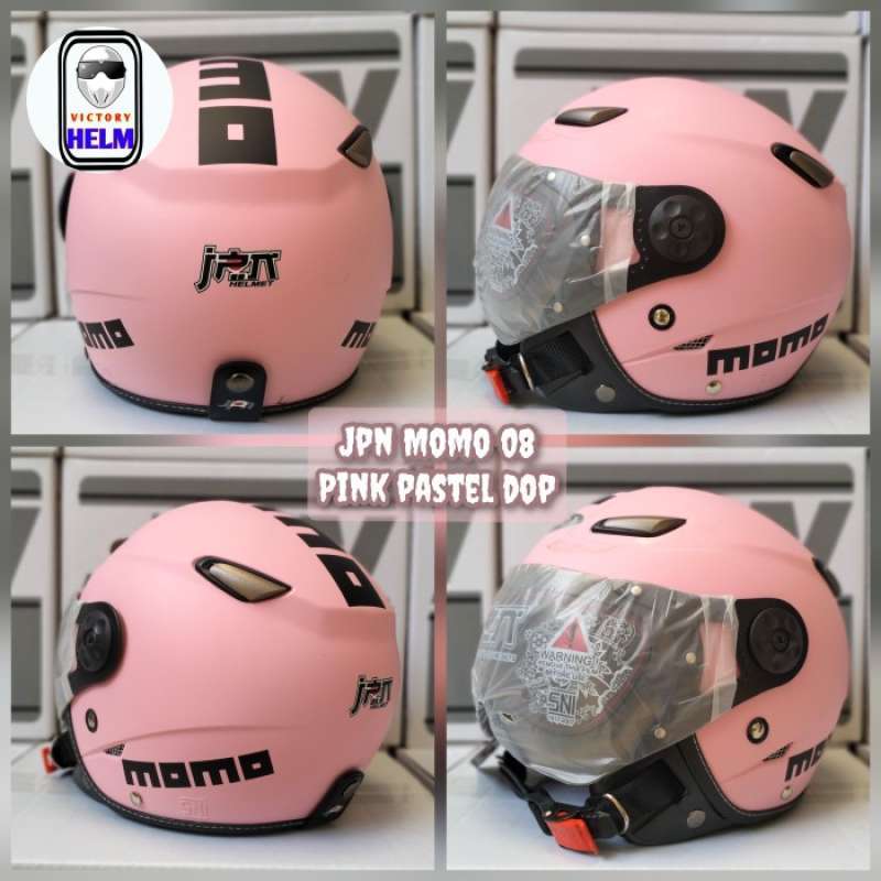 Jual Helm Jpn Momo Kaca Pilot Pink Pastel Dop Di Seller Tombstone ...