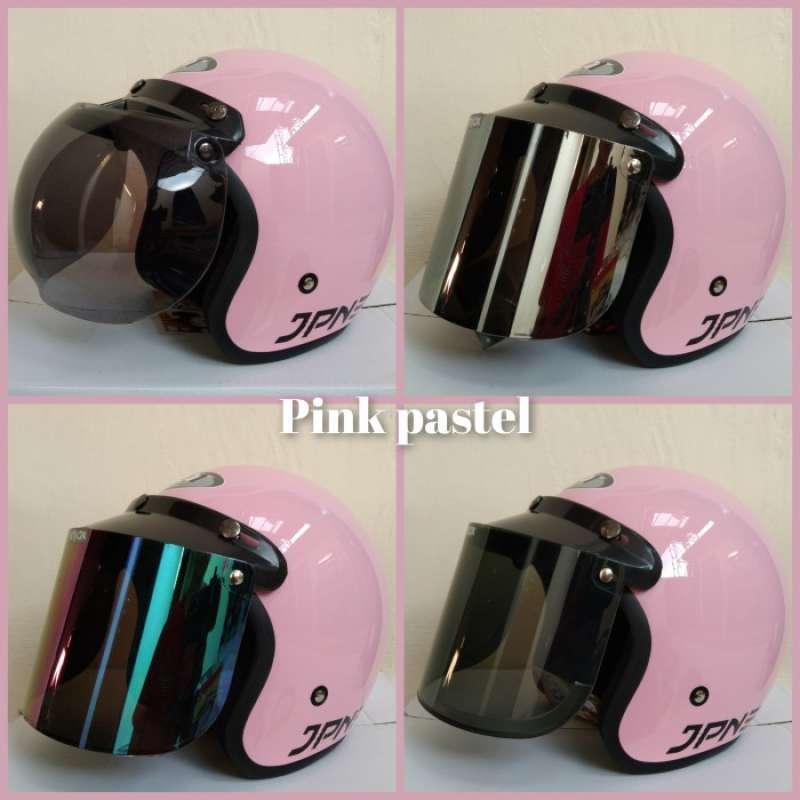 Jual Helm Retro Bogo Jpn Arc Ori 100% (pink Pastel) Di Seller Tombstone ...