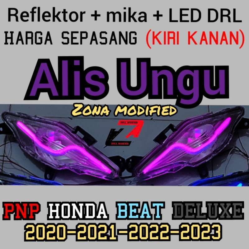 Promo Lampu Alis Honda Beat 2020 2021 2022 2023 Beat Deluxe Beat Street - Putih, Mika+alis+sen ...