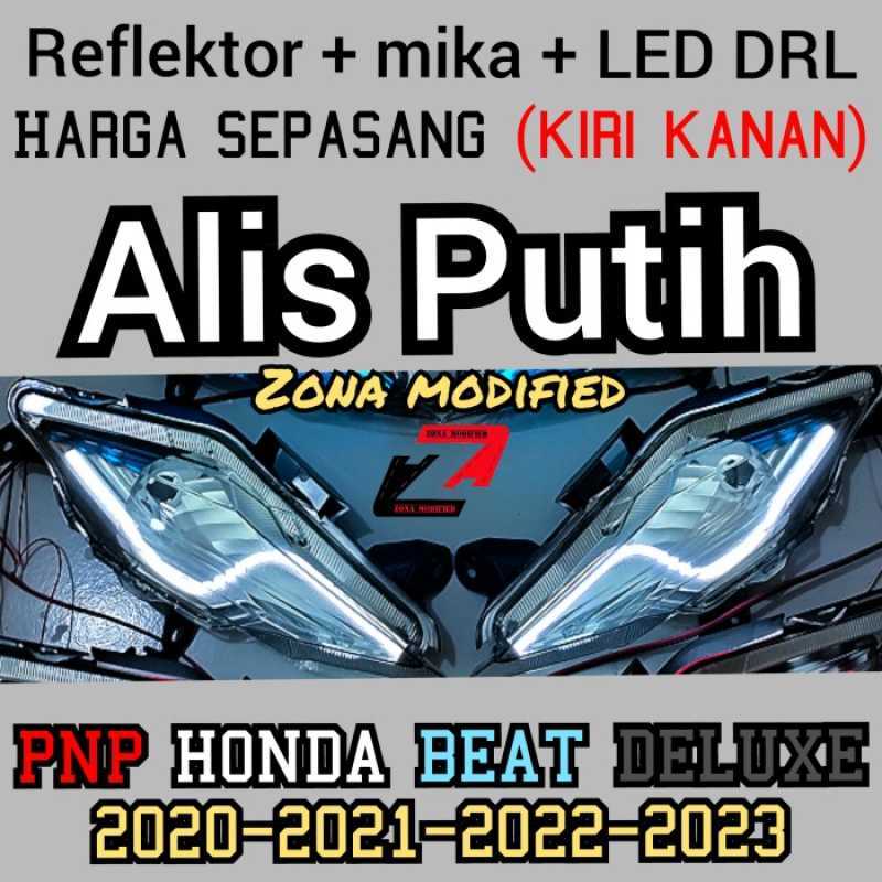 Promo Lampu Alis Honda Beat 2020 2021 2022 2023 Beat Deluxe Beat Street - Putih, Mika+alis+sen ...