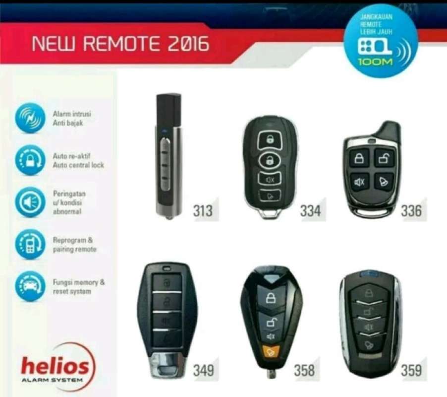 Promo Promo Helios Alarm Mobil G2 - Car Alarm System Universal Terbaik ...