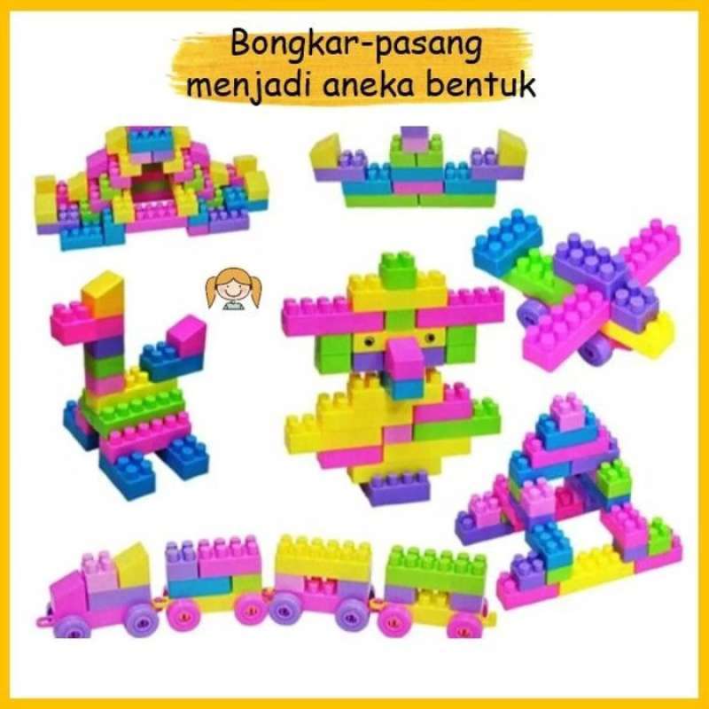 Promo Mainan Block Balok Besar Mr Block Blok Anak Balita Edukasi ...