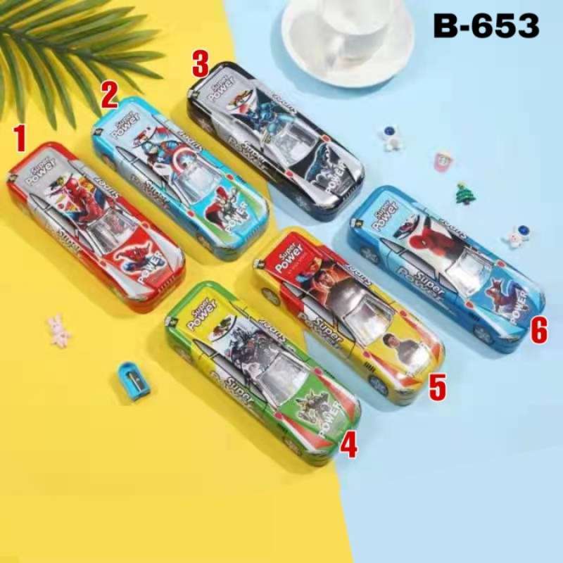 Jual Sos Kotak Pensil Kaleng+anak 7x20 / Tempat Pensil / Pencil Case Di ...