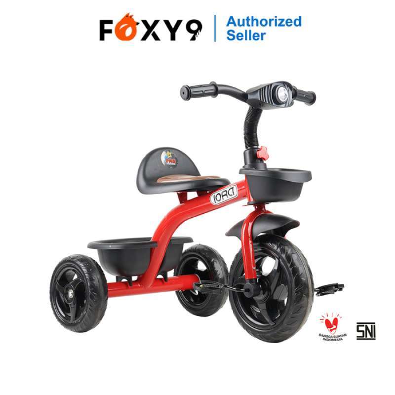 Promo Sepeda Roda Tiga Anak Tricycle Stroller Pmb Iora T27 - T29 Merah ...