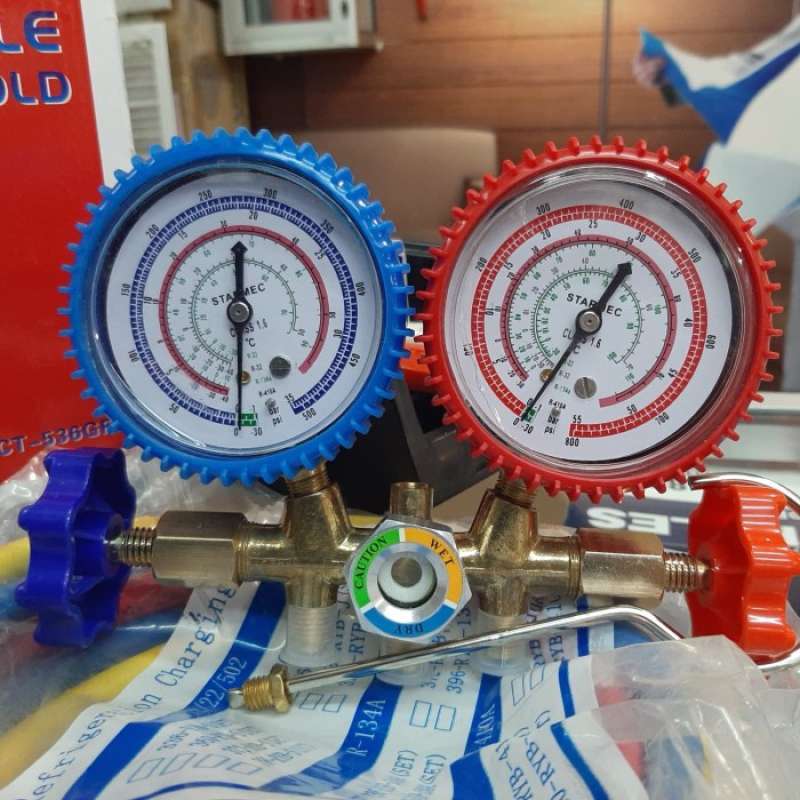 Promo Testing Manifold Ac Double R22 R134 Charing Valve Starmec Diskon ...