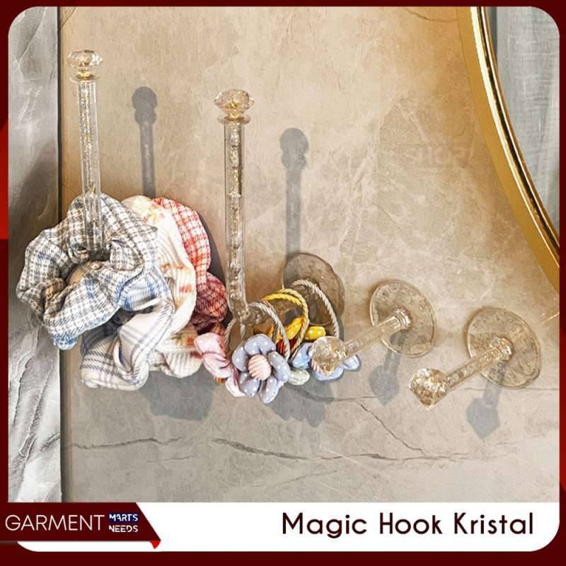 Jual Gantungan Tempel Hook Kristal Tisu Roll Pegangan Pintu Tarik ...
