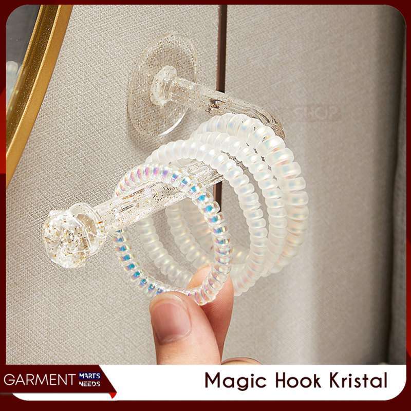 Jual Gantungan Tempel Hook Kristal Tisu Roll Pegangan Pintu Tarik ...