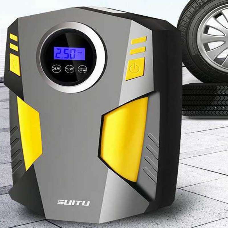 Jual Pompa Ban Mobil Elektrik Digital Portable Kompresor Angin Mini 150 ...
