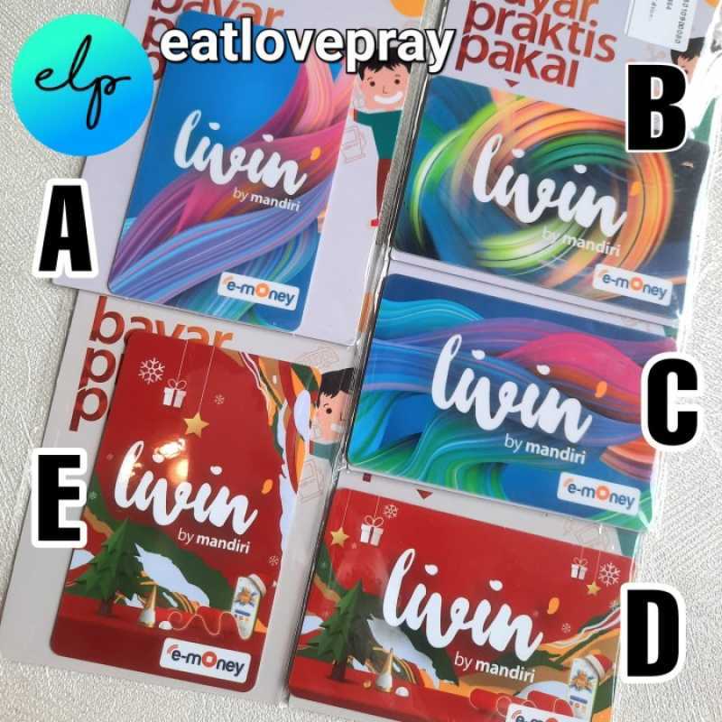 Jual Kartu Emoney Etoll Original Livin Mandiri / E Money E Toll / Kartu ...