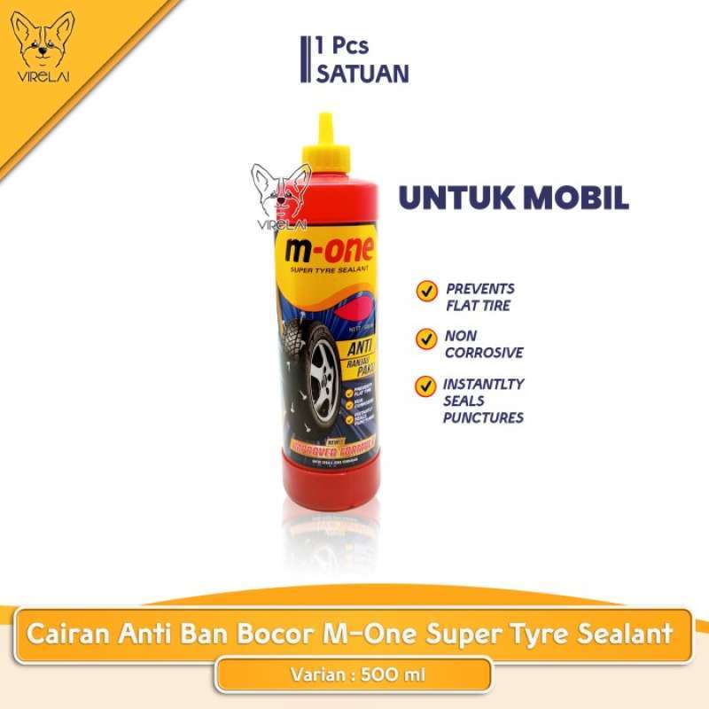 Jual Cairan Anti Ban Bocor Tyre Sealant Mobil 500 Ml [m-one] Top Brand ...