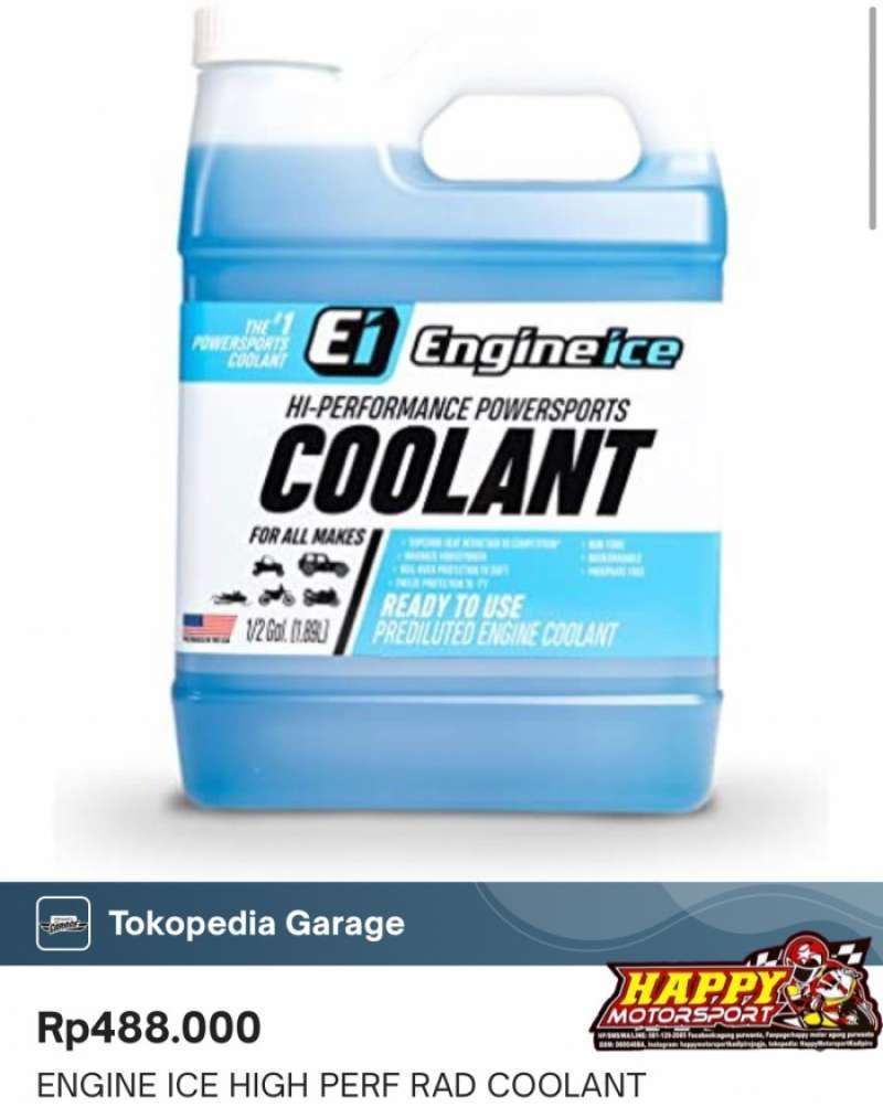 Jual Air Radiator Engine Ice V2 Isi 2 Liter High Performance Radiator ...