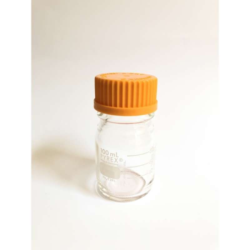 Promo Laboratory Bottle 100 Ml, Corning Pyrex Usa 1395-100. Diskon 23% ...