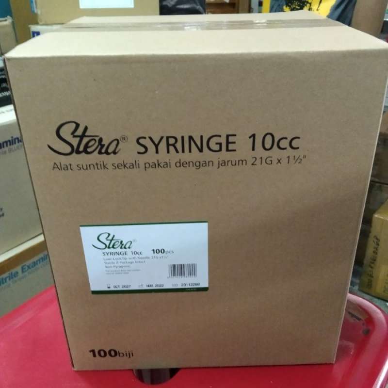 Promo Spuit 10cc Stera/suntikan 10cc Stera Diskon 23% Di Seller Leomord ...