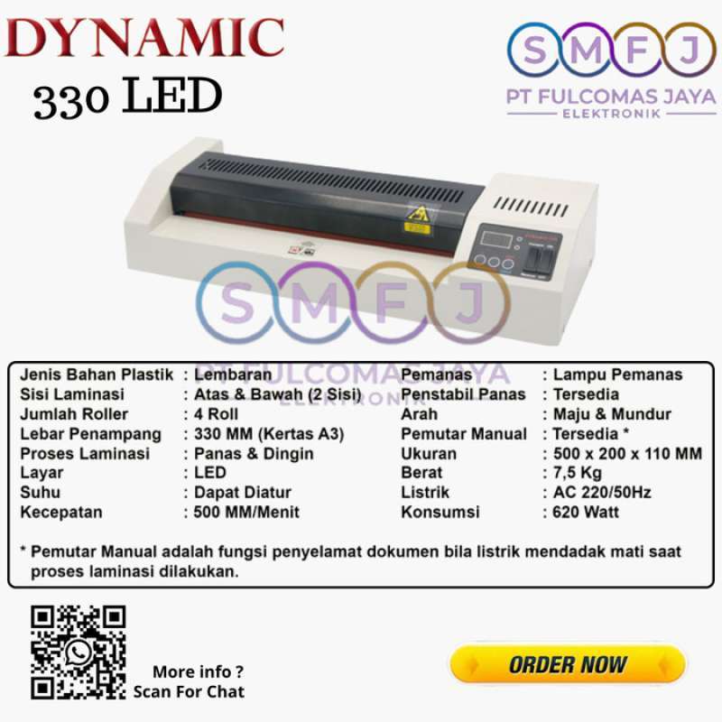 Promo Sale Mesin Laminating Dynamic 330 Mesin Laminating Dynamic-330 ...