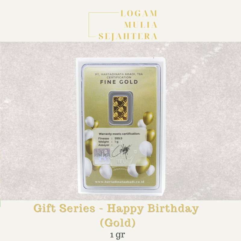 Jual Logam Mulia Hartadinata Minigold Birthday 1 Gr Di Seller Logam ...