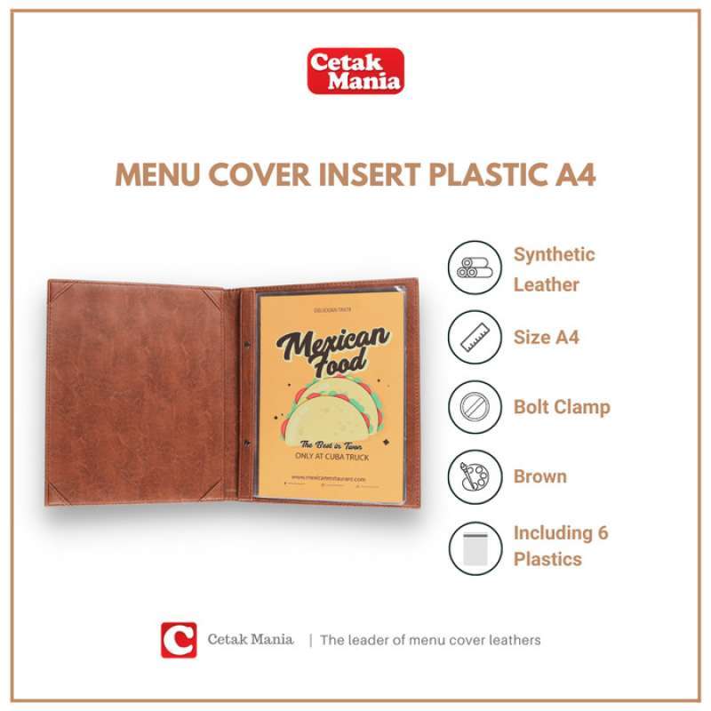 Promo Buku Menu Restoran Isi Plastik A4 - Ready Stock Diskon 23% Di ...