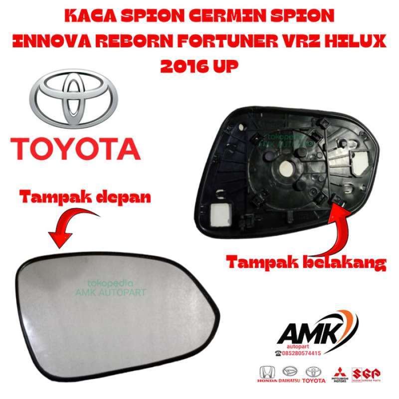 Promo Kaca Spion Innova Reborn Fortuner Vrz Hilux Voxy Satu Pasang ...