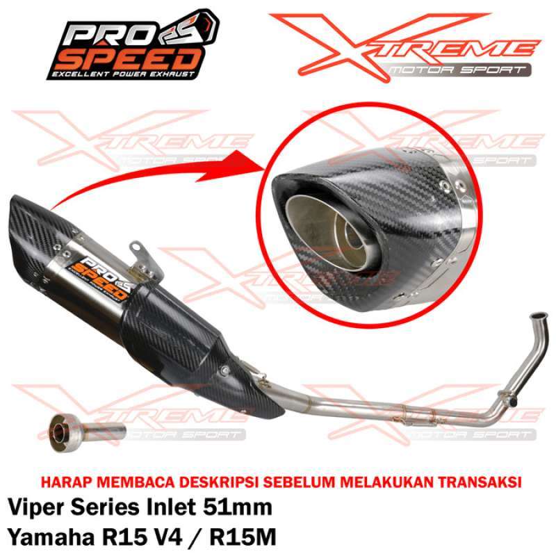 Promo Knalpot Prospeed Viper Series R15 V4 / V3 / R15m / Xsr 155 ...