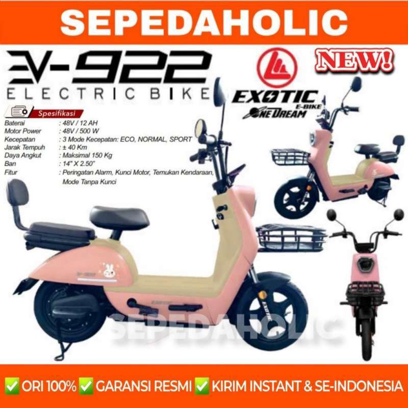 Promo Sepeda Listrik Exotic Ev 922 By Pacific 500 Watt Electric Bike ...