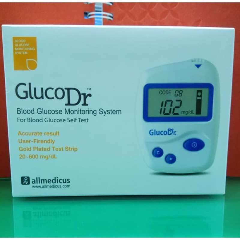 Promo Glucodr Gluco Dr Alat Cod - Blood Glocose Monitoring System ...