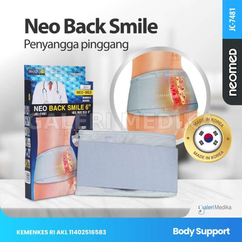 Promo Neomed Neo Back Smile Jc-7481 Korset Penyangga Pinggang Back ...