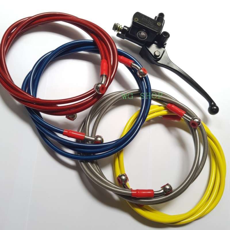 Jual Master Rem Kiri Nmax Pcx Satu Set Selang 215 Cocok Untuk Ubahan Motor - Hitam Di Seller ...