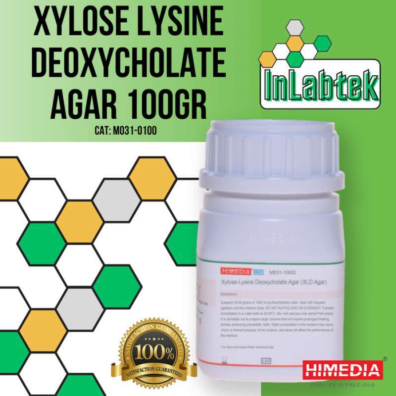 Promo Xylose Lysine Deoxycholate Agar (xld Agar), 100/500g Diskon 23% ...