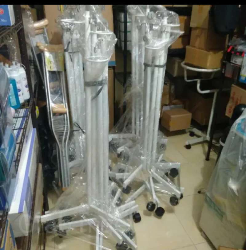 Promo Tiang Infus Kaki 3/tiang Infus Cat/tiang Infus Lokal Diskon 23% ...