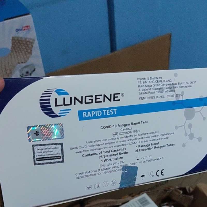 Promo Swab Antigen Lungene Akl - 25 Pcs Diskon 23% Di Seller Leomord ...