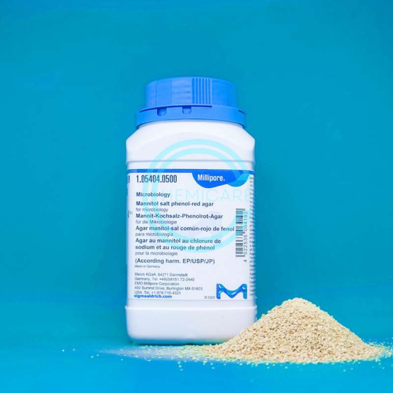 Promo Mannitol Salt Phenol-red Agar / 1.05404.0500 / Merck/microbiology ...