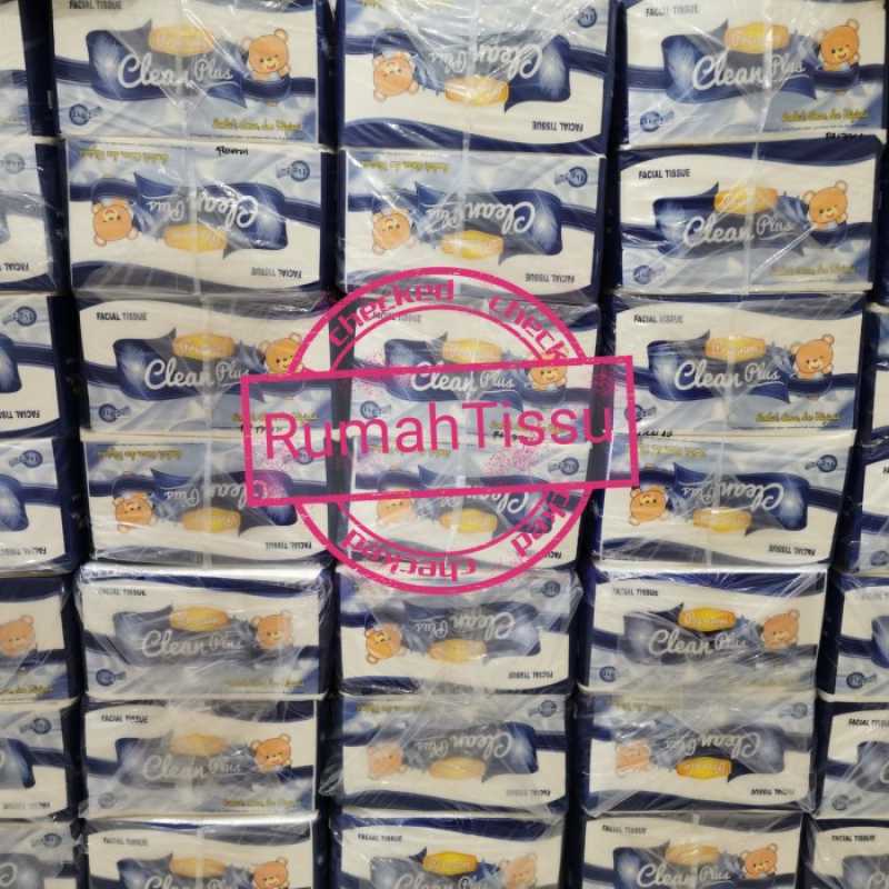 Promo Premium Tisu Clean Plus Facial Tissue 1 Ball @ 10 Pack 1kg 2ply ...