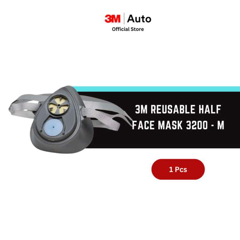 Promo 3mâ„¢ Reusable Half Face Mask 3200 - Masker Safety Diskon 23% Di ...