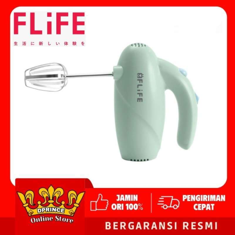 Promo New Flife Hand Mixer Hm200g-cx / Hand Mixer Hijau 200 Watt Diskon ...