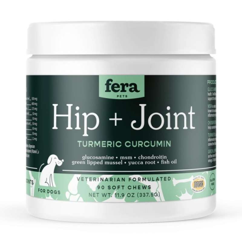 Promo Fera Pet Organics - Hip + Joint For Dog Cat Bone Supplement ...