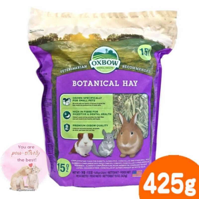 Promo Rumput Oxbow Botanical Hay 15 Oz (425gr) For Rabbit And Guinea ...