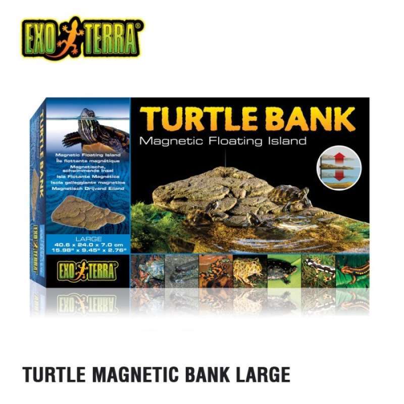Promo Turtle Bank Large - Magnetic Floating Island (daratan) Exoterra ...