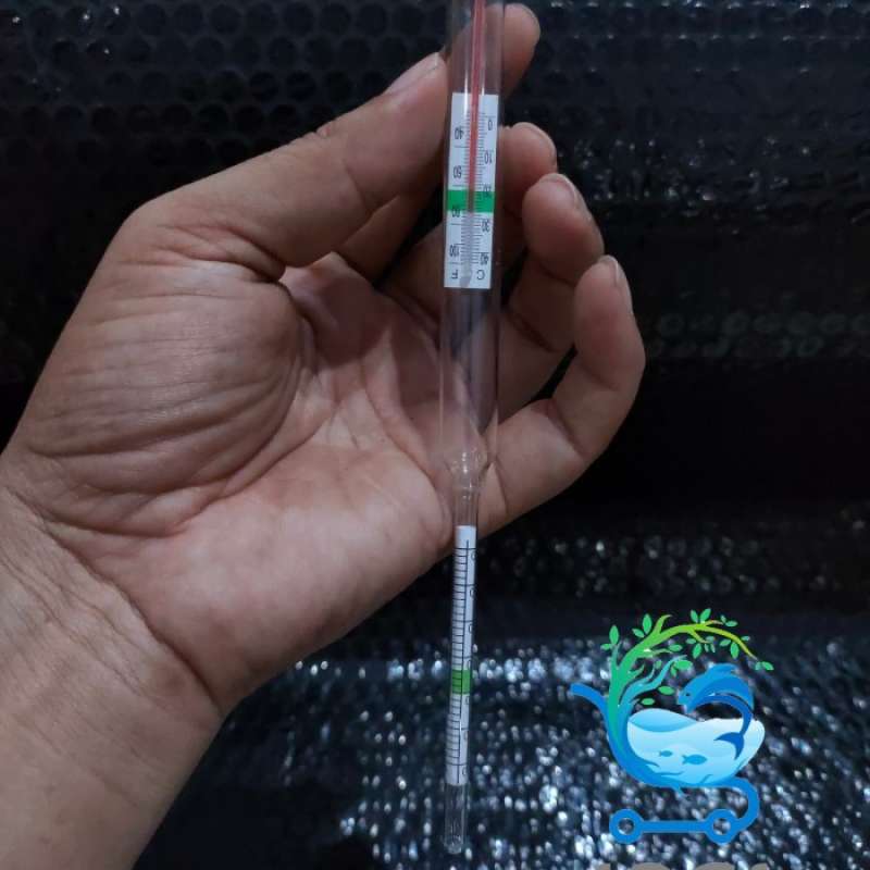 Jual Hidrometer Termometer Pengukur Kadar Garam Air Laut Di Seller ...