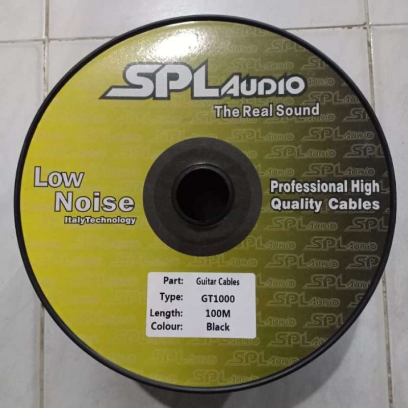 Promo Spl Audio Ðÿ˜ˆ Gt 1000 - Instrument Kabel - Anti Noise - 100 Mtr Diskon 23% Di Seller ...